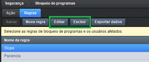Como realizar o bloqueio de programas – NetEye Help